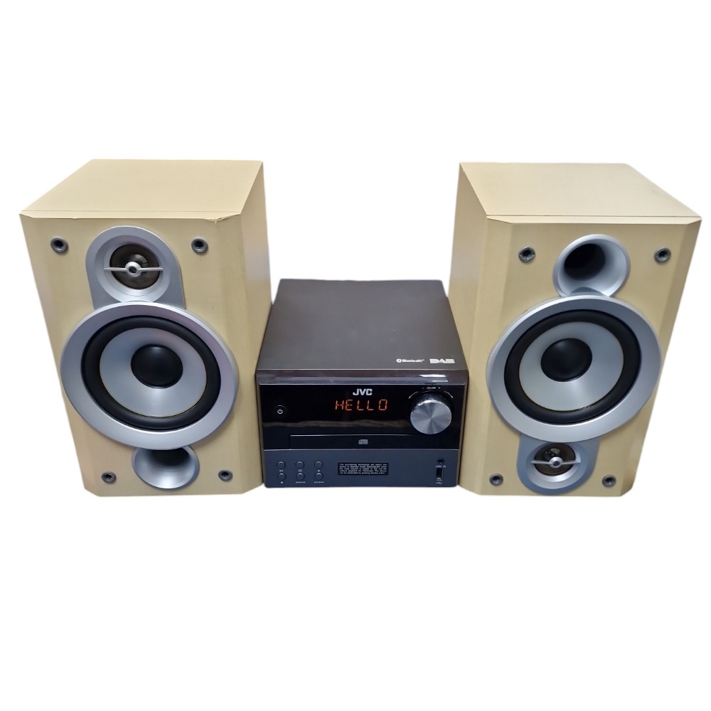 Used JVC UX-D327B Hi-Fi DAB CD Bluetooth Mini System - Own4Less